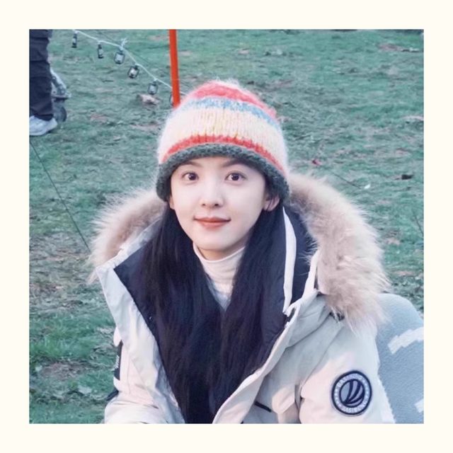 Mortal Song Ruonan Li Xiaoyue's same style colorful rolled edge ...