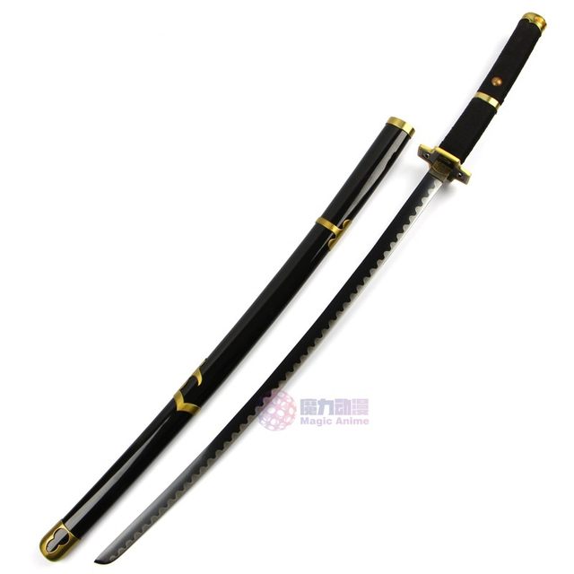 1.3 meters Pirate Zoro's three black swords, Shusui's third generation ...