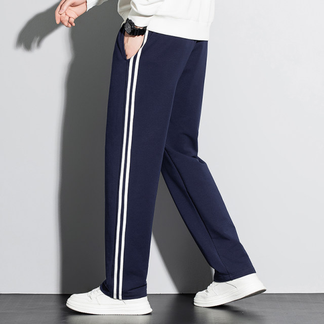 Middle school students' men's and women's school pants with velvet and ...