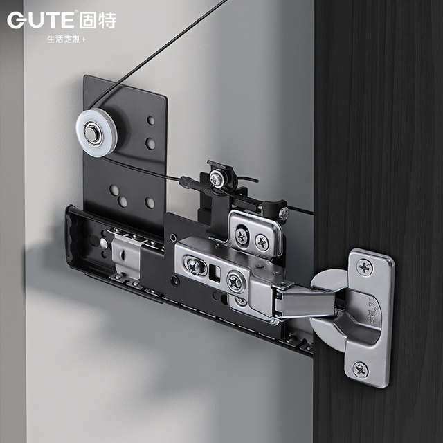 Goode revolving door hardware hidden wardrobe butterfly door track ...