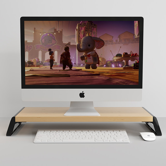 Computer increased elevated office monitor screen desktop base bracket ...