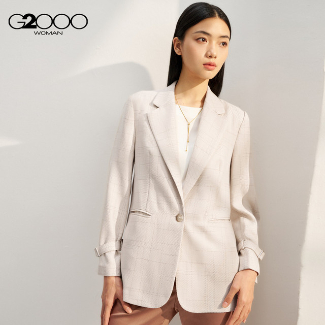 G2000 women's clothing 2025 spring mall same soft and zipped cuffs mid ...