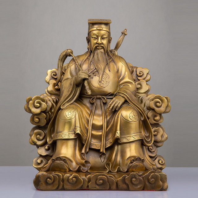 Fanju Lu Dongbin Statue All Bronze Chunyang Real Human Home Worshiping ...