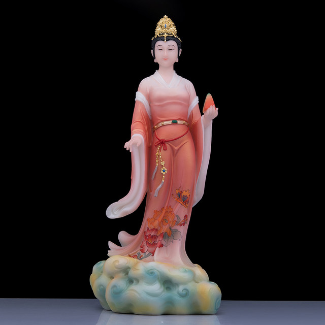 Fanju Nuwa statue Han Baiyu Station stands up the son -in -law to make ...