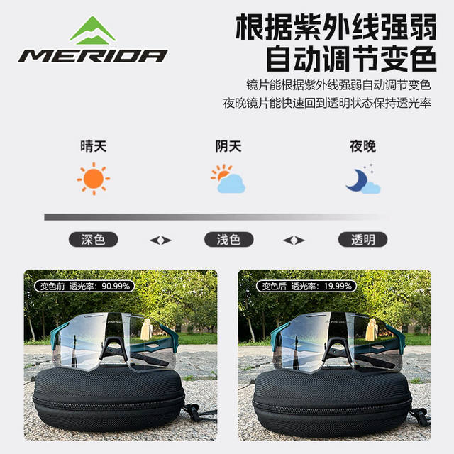 Merida cycling glasses colorful anti -ultraviolet bicycle mirror ...