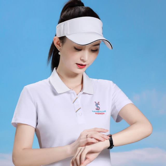Latches women's short -sleeved T -shirt red sympathetic solid color ...