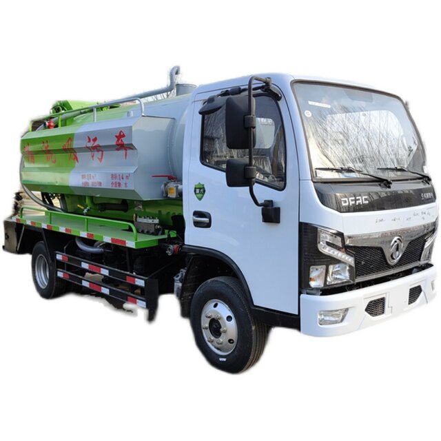 National VI Dongfeng 4+2 Blue Brand High-pressure Pipeline Dredging and Cleaning Sewage Suction ...