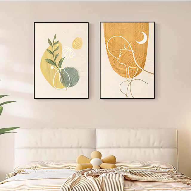 Decorative painting abstract rice dinner mural mural modern minimalist ...