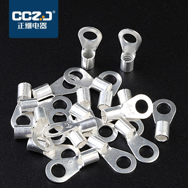 OT25-12 Cold pressure terminal wiring ear O-type circular copper nose ...