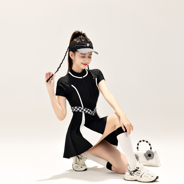 Swimsuit female 2023 Summer new conjoined conjoined sweetness sweet and ...