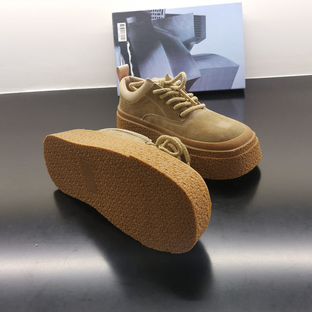2025 autumn new genuine leather thick sole non-slip, breathable, soft ...