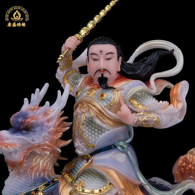 Jiutian Yingyuan Thunder Universalization Tianzun Statue High-end White ...