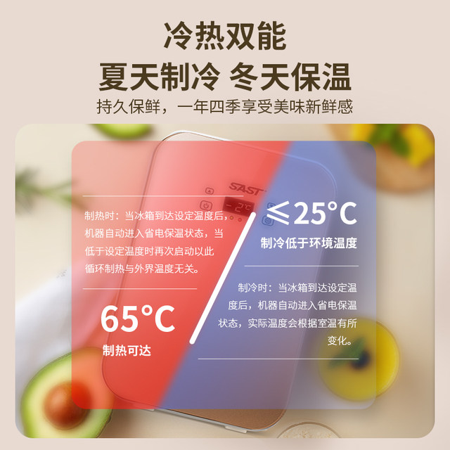 SAST car mini refrigerator mini dormitory rental small breast milk ...