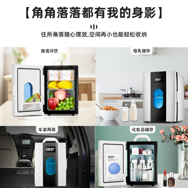 SAST car mini refrigerator mini car home dual-purpose breast milk ...
