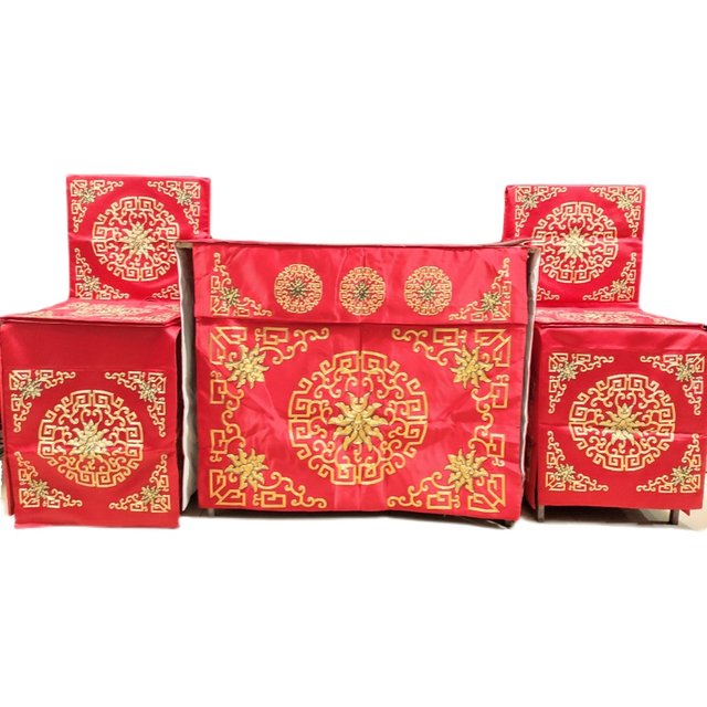 Opera tables and chairs, Peking Opera table, four chairs, one table and ...