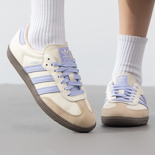 adidas Adidas Clover Women's SAMBA OG Classic Retro All-match Casual ...