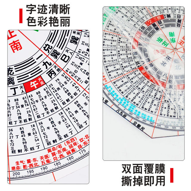 High-definition eight-house eight-nine movement pole ruler high ...