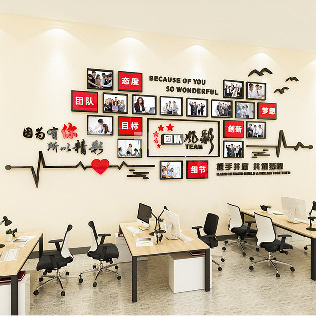 Employee style display photo wall company corporate office incentive ...