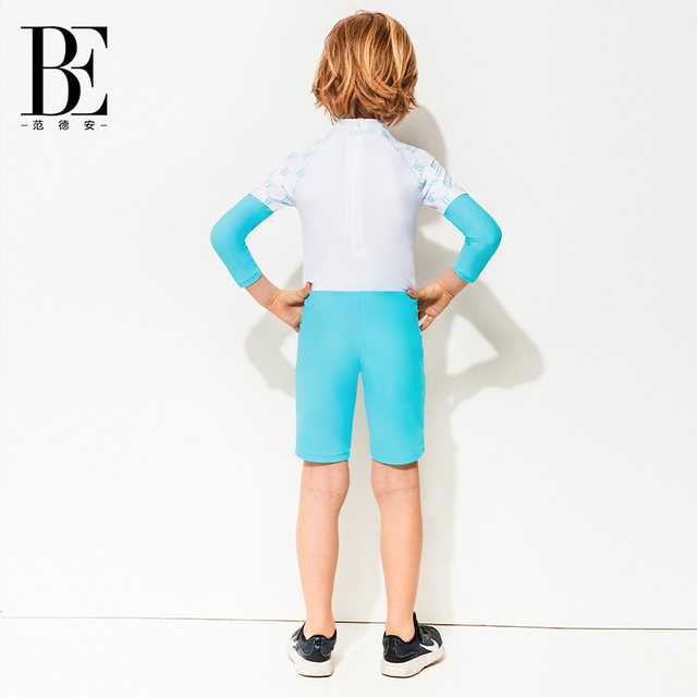 BE Van Dan Children's Series Boys Swimsuit Long -sleeved Sunscape ...