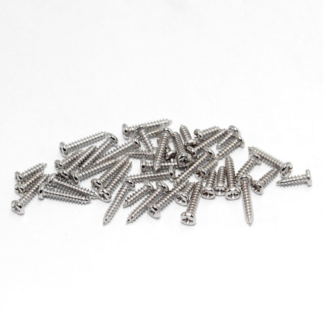 Nickel plating PA round head cross head self -attack electronic screw ...