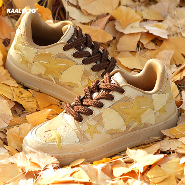 Kaalixto Chengdu limited ginkgo leaf star shoes low top height ...