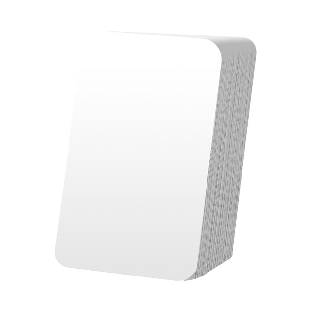 Blank card hard card paper thick card handwriting English memory back ...