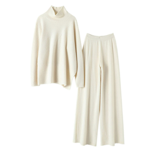 Wear it with style! Cashmere sweater for women, pure cashmere pants for ...