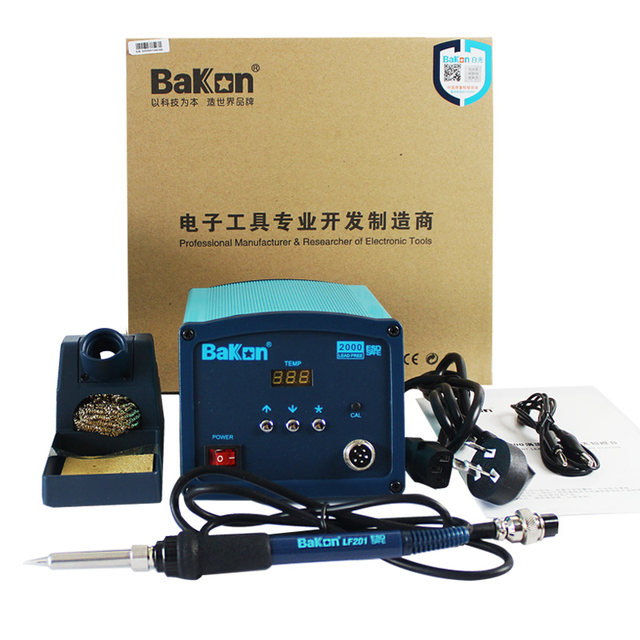 White light BK2000A eddy current high frequency soldering station 150W industrial grade high ...
