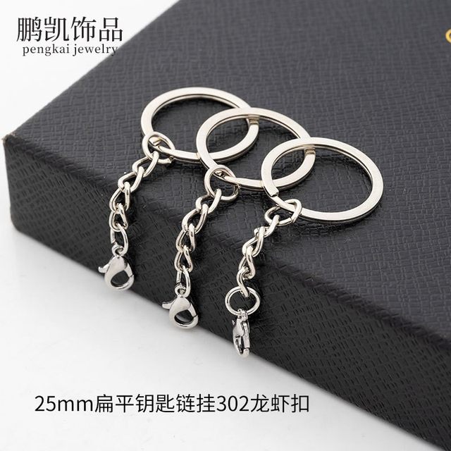 diy jewelry accessories metal key ring hanging single ring nickel-free ...