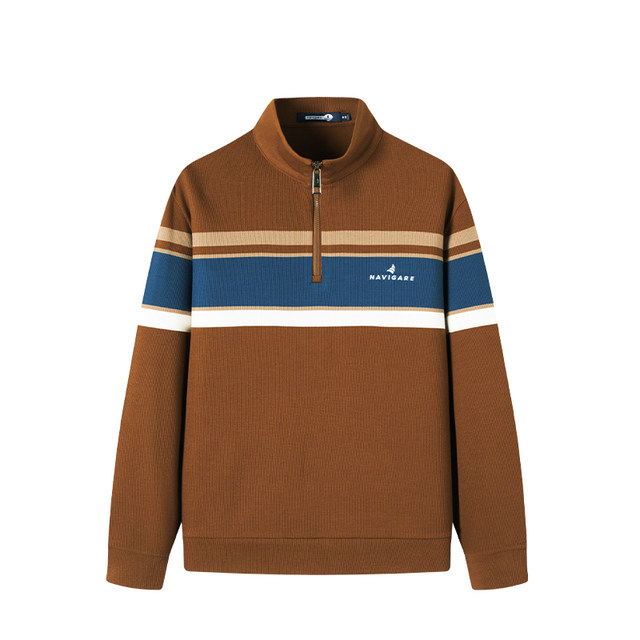[Model] Navigare Italian sailing semi -zipper sweater men's autumn ...