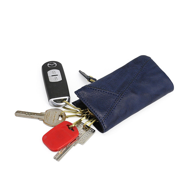 Japanese and Korean original new first-layer cowhide key bag women's ...