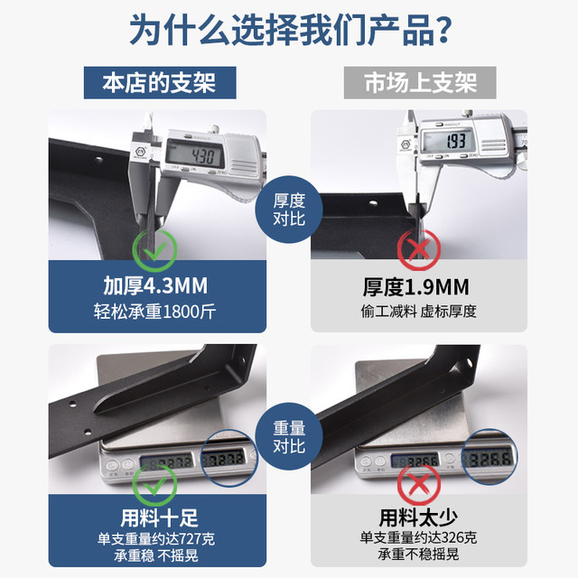 Triangular support frame wall stainless steel suspended TV cabinet load ...