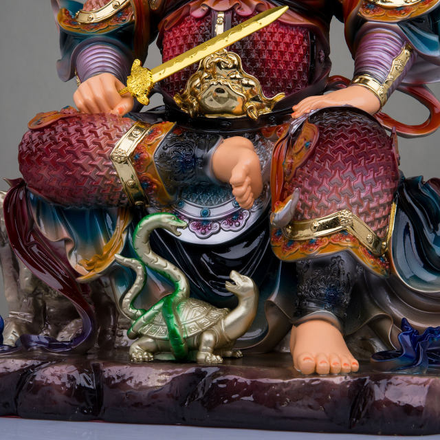Zhenwu Emperor Statue Xuantian God resin decoration Xuanwu Emperor ...