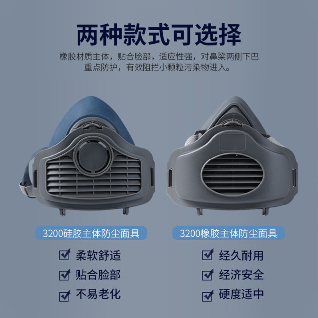 3200 dust -proof mask anti -industrial dust polished coal mine ...