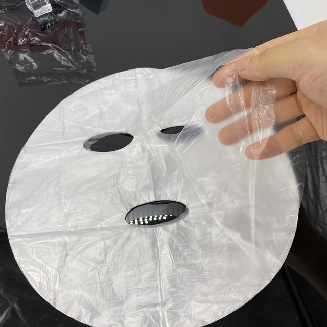 Beauty salon spa special disposable cling film transparent mask sticker ...