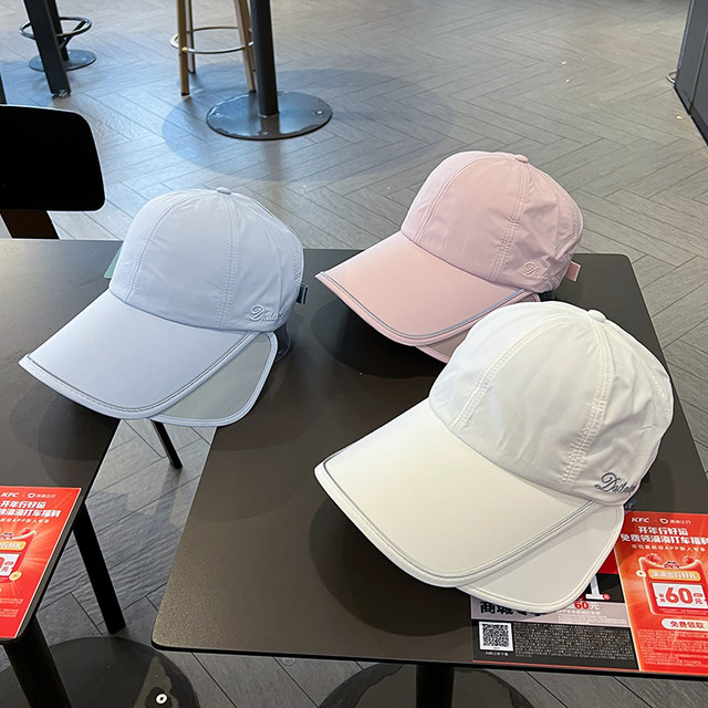 Sun protection baseball hat for women in summer, thin, breathable and ...