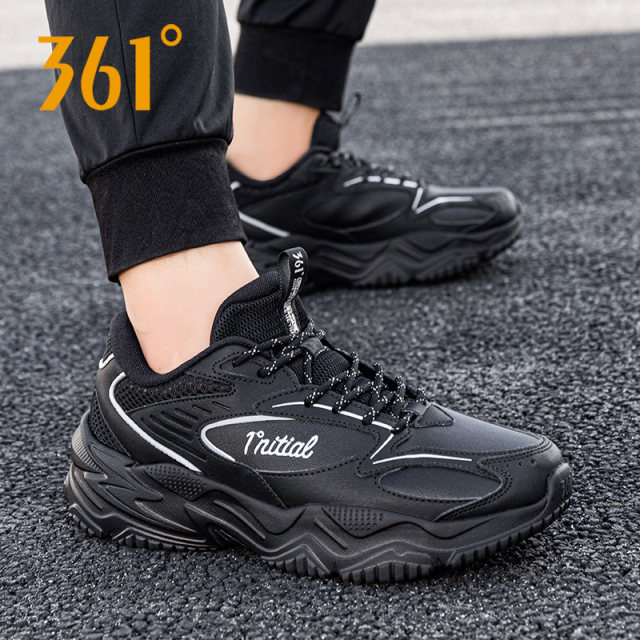 361 men's shoes new summer leather warm running shoes 361 degree ...