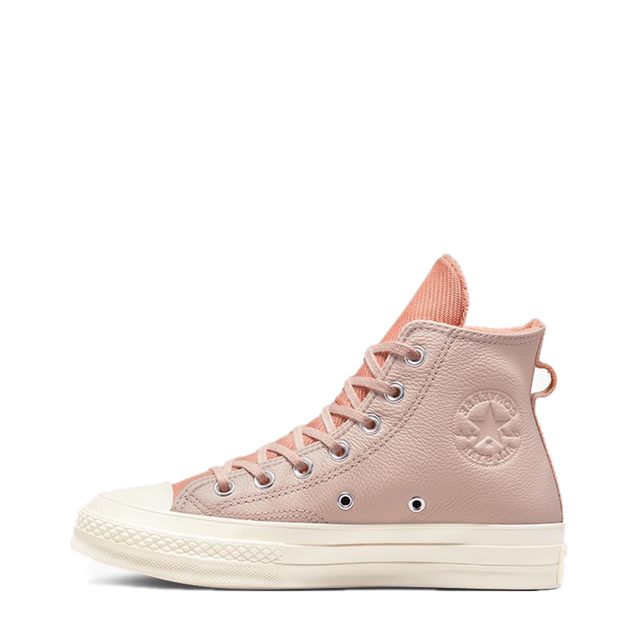 Convese Converse winter new warm leather plush high top casual shoes ...