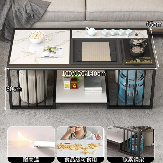 Rock tea table, Kung Fu tea table, table and chair combination simple ...