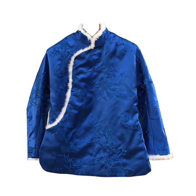 Chinese style retro Tang suit, Chinese style full-body embroidered mink ...