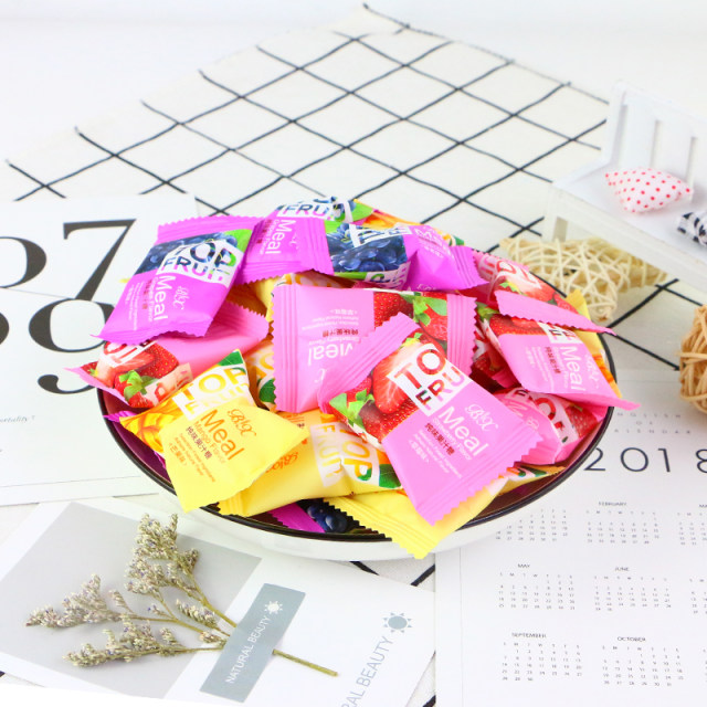 Hong Kong Boxiang 320g pure fruit juice candy Internet celebrity snack ...
