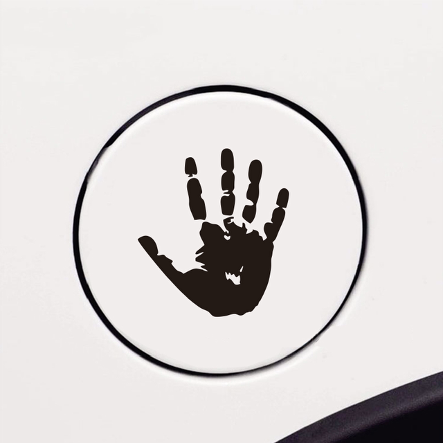 Car sticker palm printed solid color Personal creative electric car ...