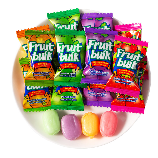 Fruit gummy juice candy 500g bulk wedding candy Malaysian style Swiss ...