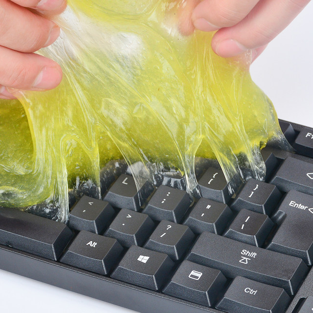 Cleaning soft glue car sticky artifact vehicle universal suction dusty ...