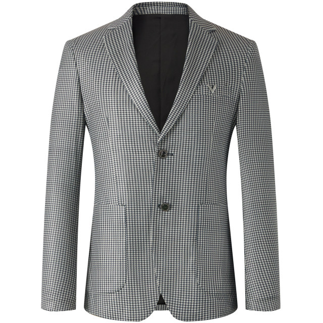 BM British Yali Men's 2024 new trendy thousand birds high -end suit ...