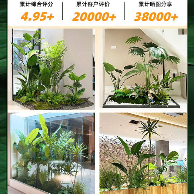 Simulation Green Plants Landscape Tropical Bionic Bionic Indoor ...