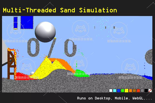 Unity Falling Sand Game Template Pixel Simulation 1.1.4