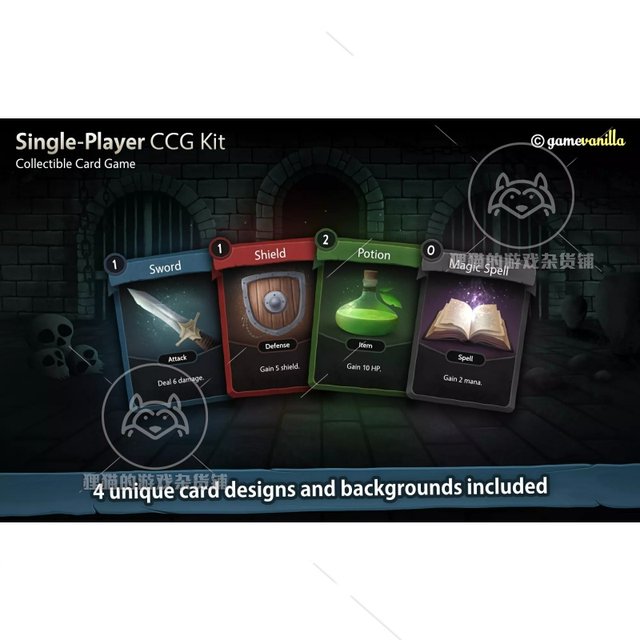 Unity Single-Player CCG Kit 1.3.0 Single-player card game project with ...