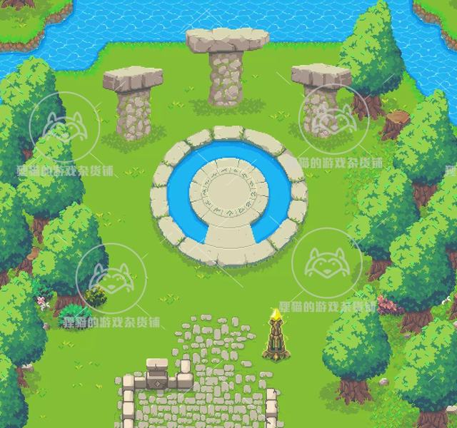Unity Epic RPG World Grass Land Legacy 1.5.1 2d pixel green continent