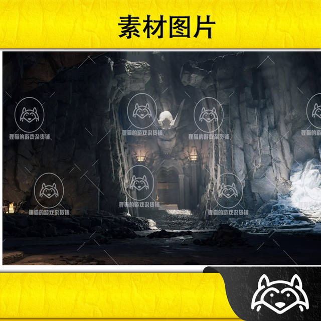 Unity Legendary Caves Dungeons 1.0 updates include stylized cave crypt ...
